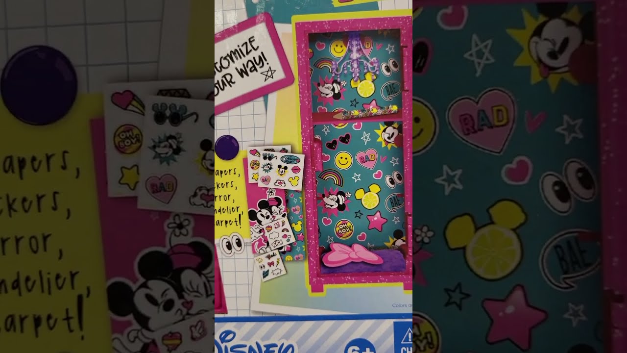 Disney Minnie Mouse Real Little Locker - toys for kids - YouTube
