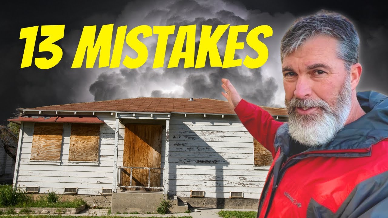 (13 Terrible) Mistakes Buying FORECLOSURES - YouTube