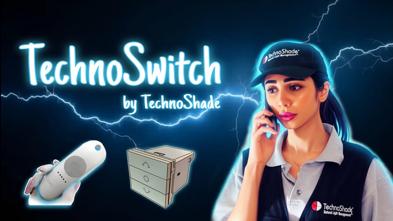 TechnoSwitch by TechnoShade Automated Shades and Blinds Dual control ...
