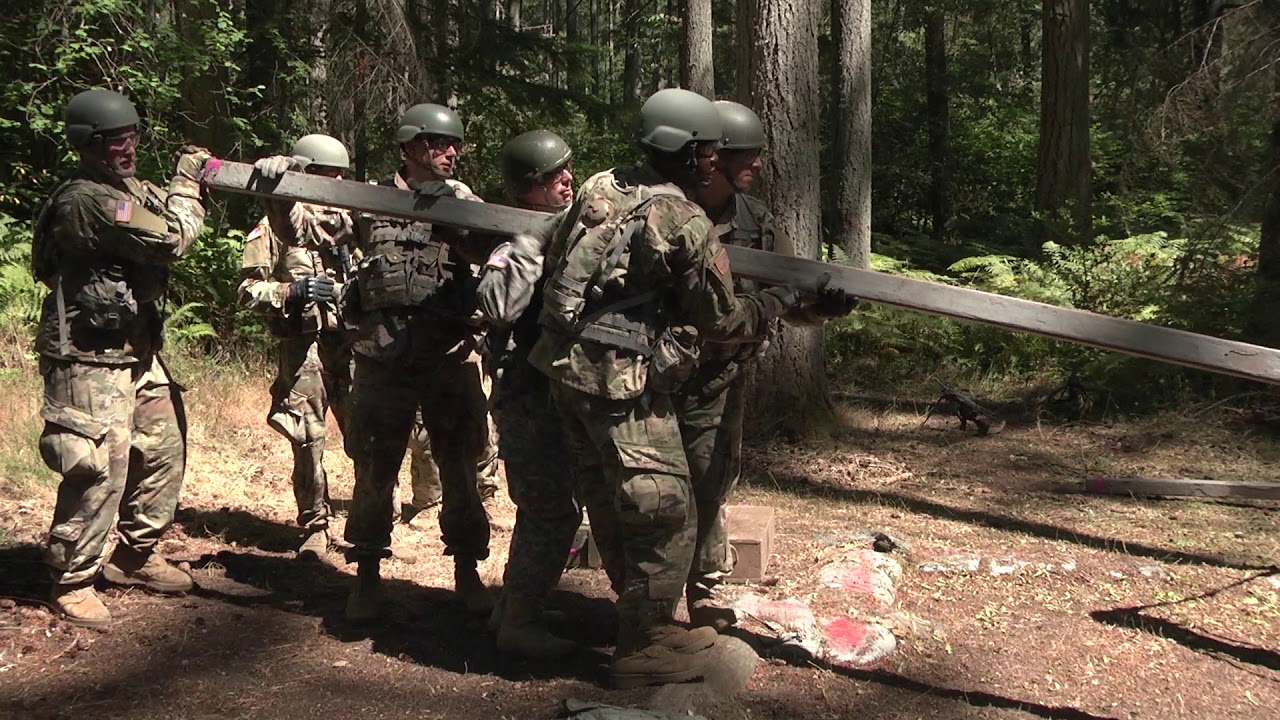 2018 National Guard OCS Phase 3 Field Leader's Reaction Course - YouTube