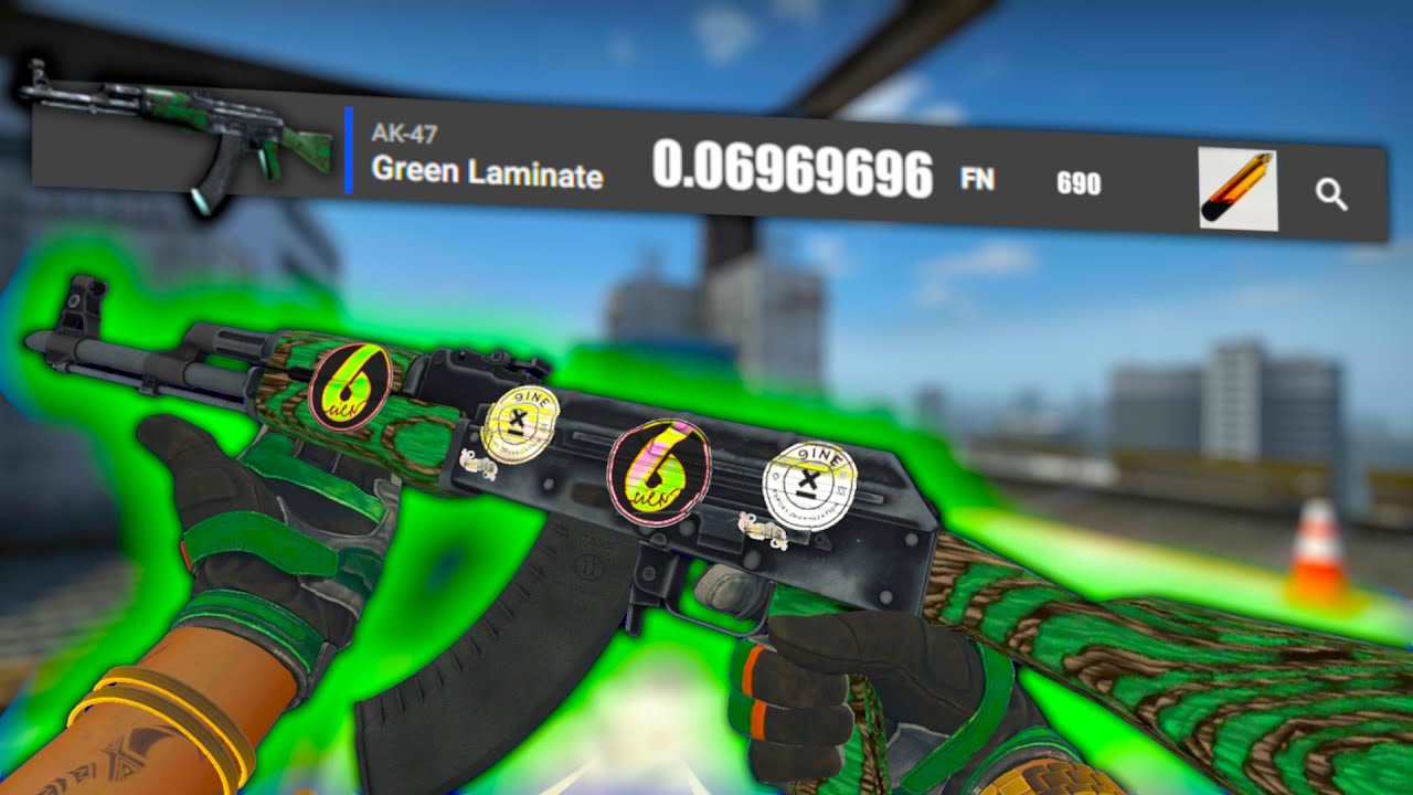 Creating the 0.06969696 AK-47 Green Laminate (and Giving it Away) - YouTube