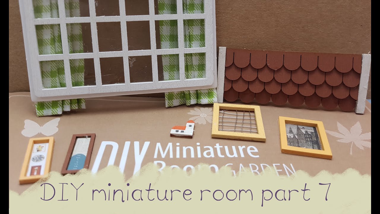 DIY Miniature Room - part 7 - What a lot of gorgeous makes! - YouTube