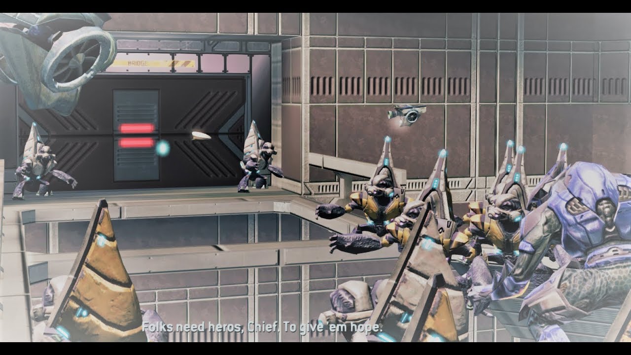 Halo 2 Cairo Station Cutscene ****ed up! - YouTube