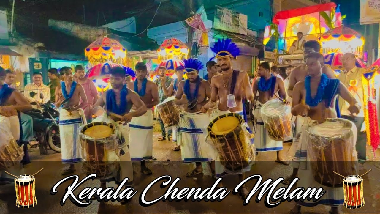 chenda melam || kerala dance for melam || singari melam - YouTube