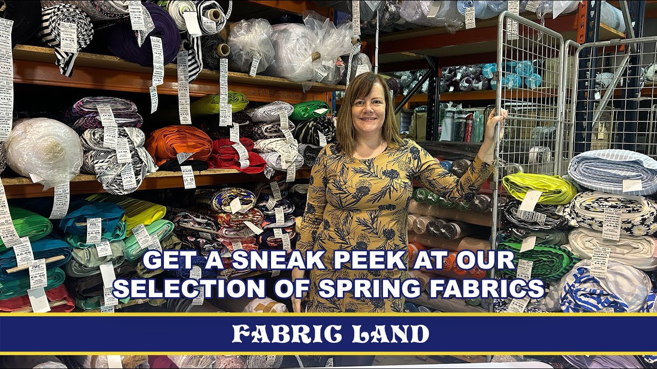 Get a Sneak Peek at our Selection of Spring Fabrics | Fabric Land - YouTube