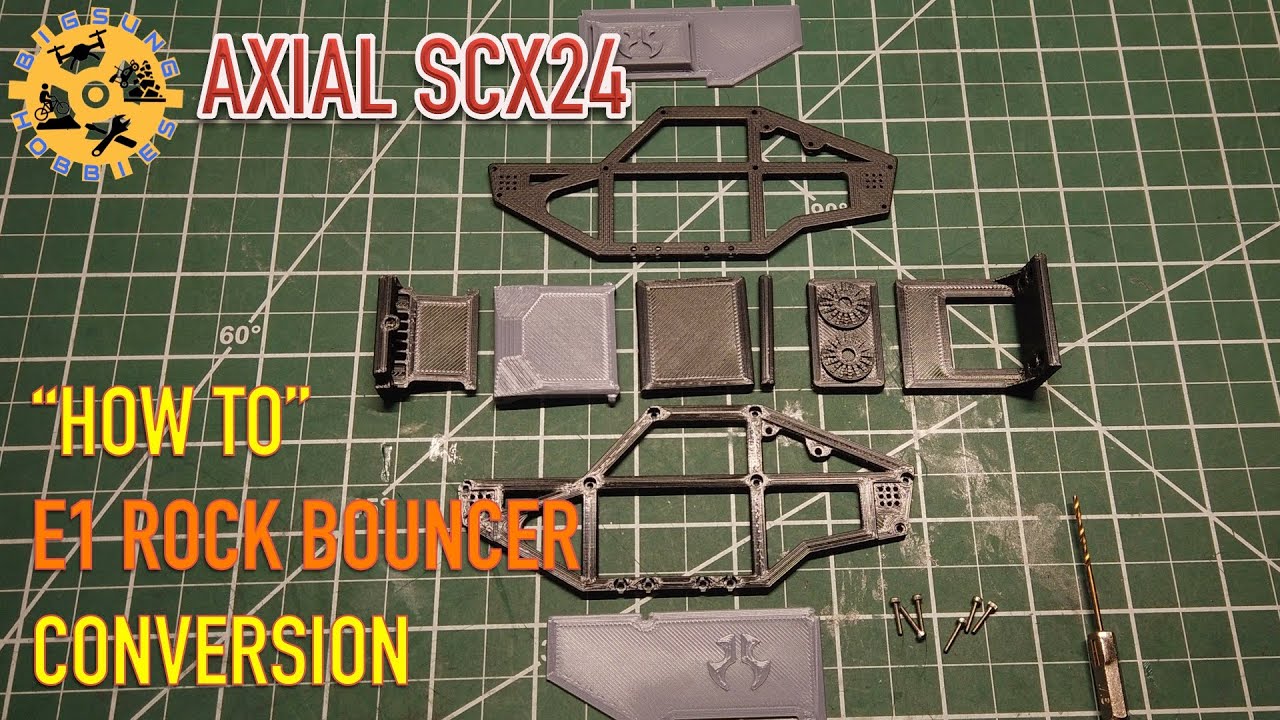 1/24 Scale Axial SCX24 | "How To" Build SCX24 E1 Rock Bouncer! - YouTube