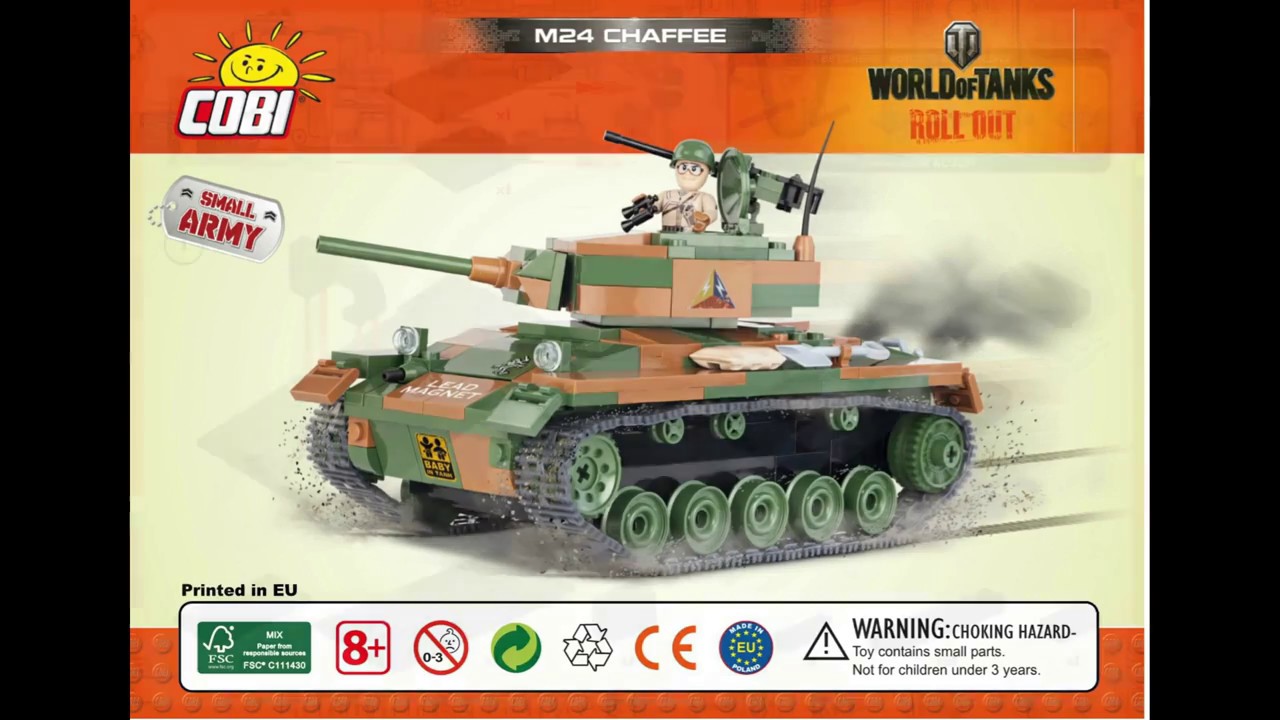 COBI World of Tanks 3013 M24 Chaffee - YouTube