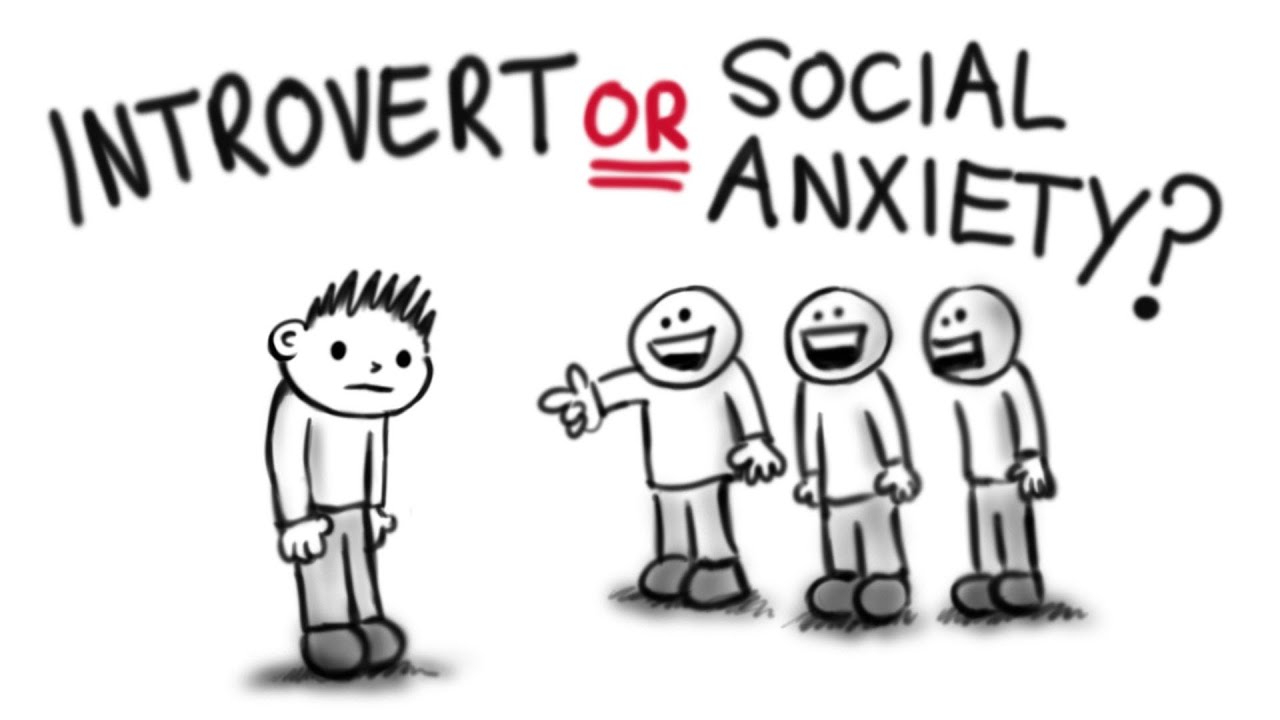 The difference between introvert and social anxiety - YouTube