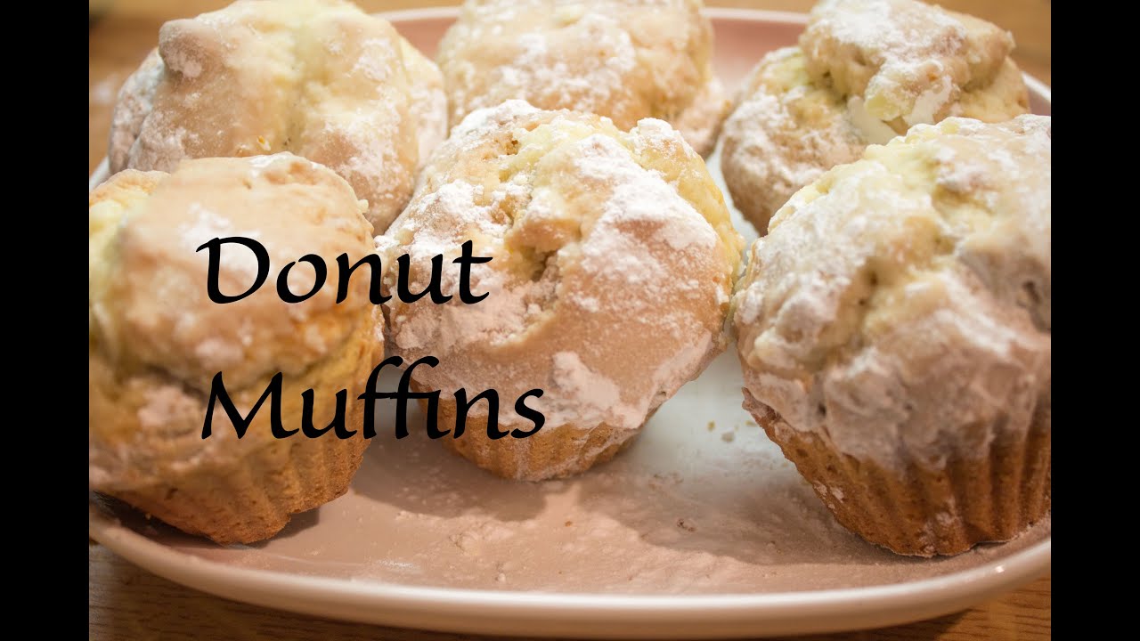 Donut Muffins - [mit frischer Muskatnuss] - YouTube
