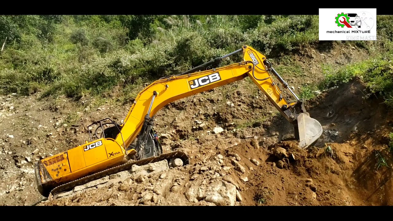 JCB 220 Excavetor Engine auto High Race Solve - YouTube