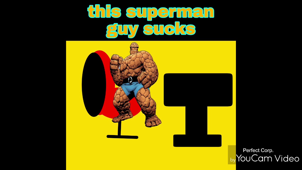 Superman vs the thing fight right episode 16 season 1 - YouTube