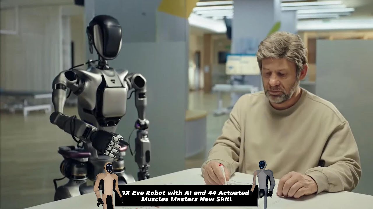Eve Robot Surprises with New AI Feature - YouTube