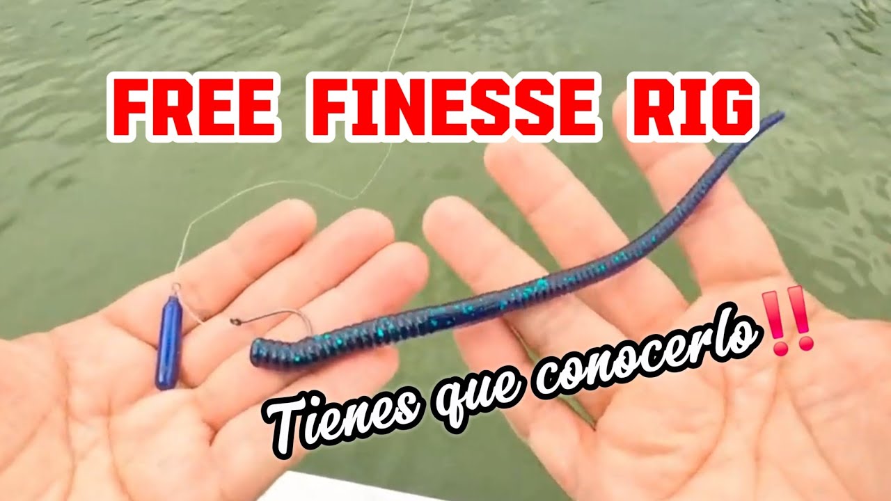 FREE Finesse RIG es un arreglo del Diablo...pesca LOBINAS siempre - YouTube