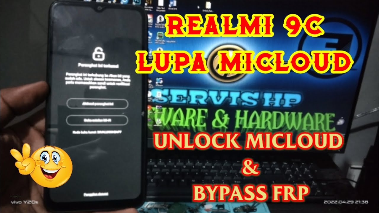Redmi 9c Lupa Akun Mi || Unlock Micloud dan FRP Via MRT crack - YouTube