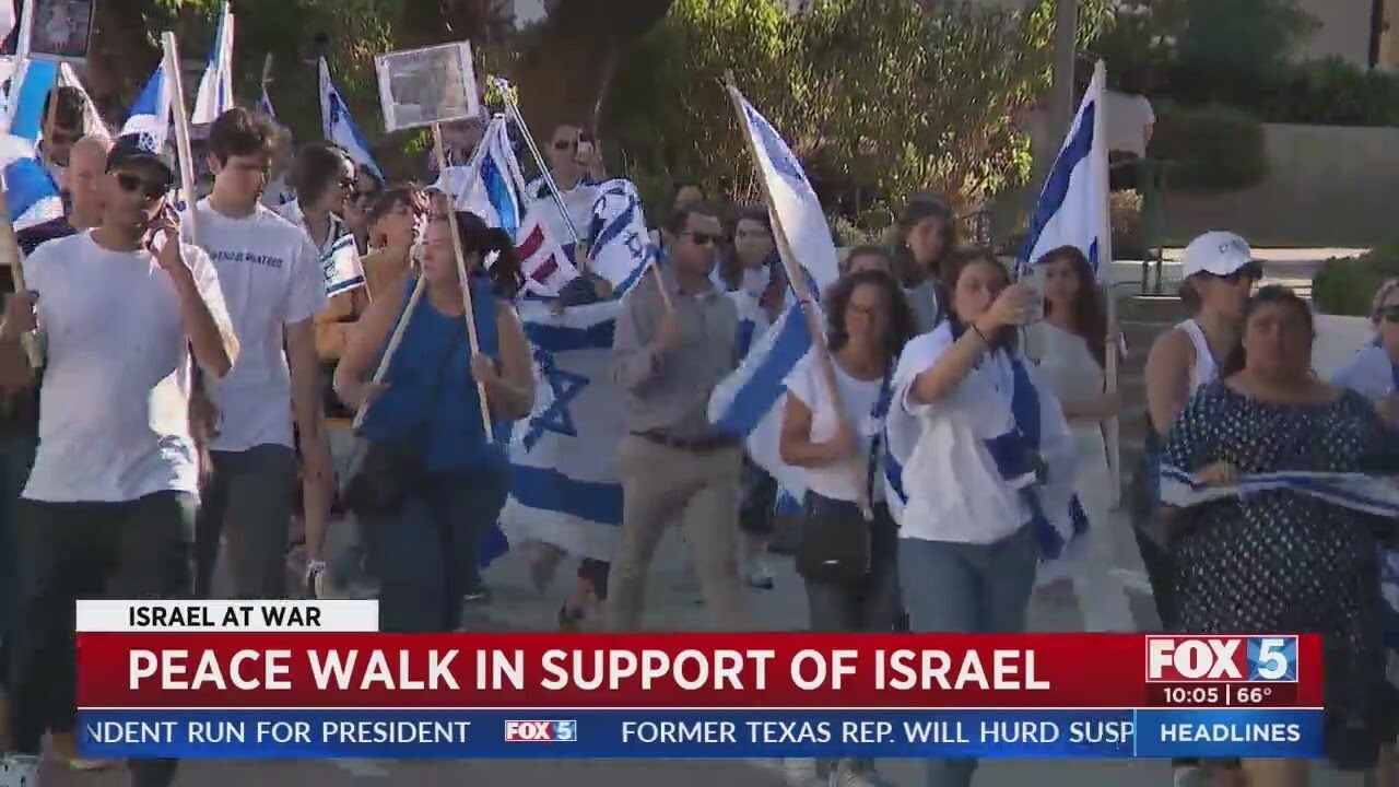 Peace Walk In Support Of Israel - YouTube
