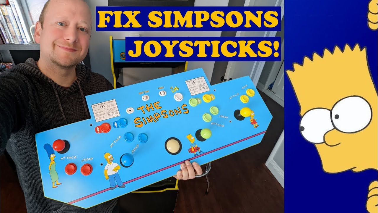 How to Easily Fix the Joysticks for the Simpsons Arcade game from ...