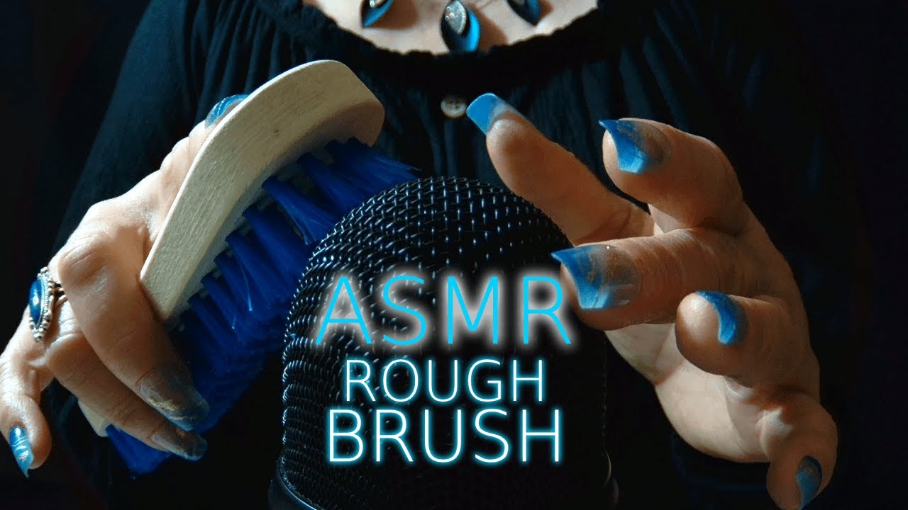 ASMR Brushing with a CRISP and ROUGH Brush over the BARE Microphone! (Extremely Sharp Triggers ⚠ ...