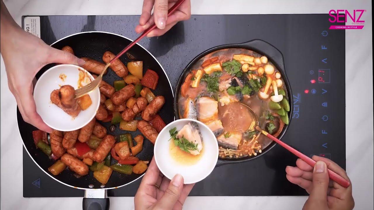 [SENZ] VRC338 - Vertical Double Ceramic Cooker (Futex Glass) - YouTube