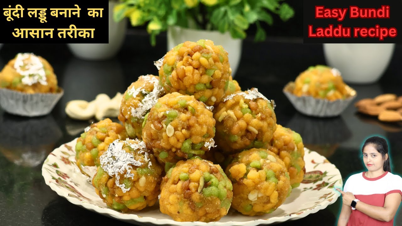 Bundi Laddu Recipe||स्वादिष्ट बुंदी लड्डू||How to Make Bundi Laddu at ...