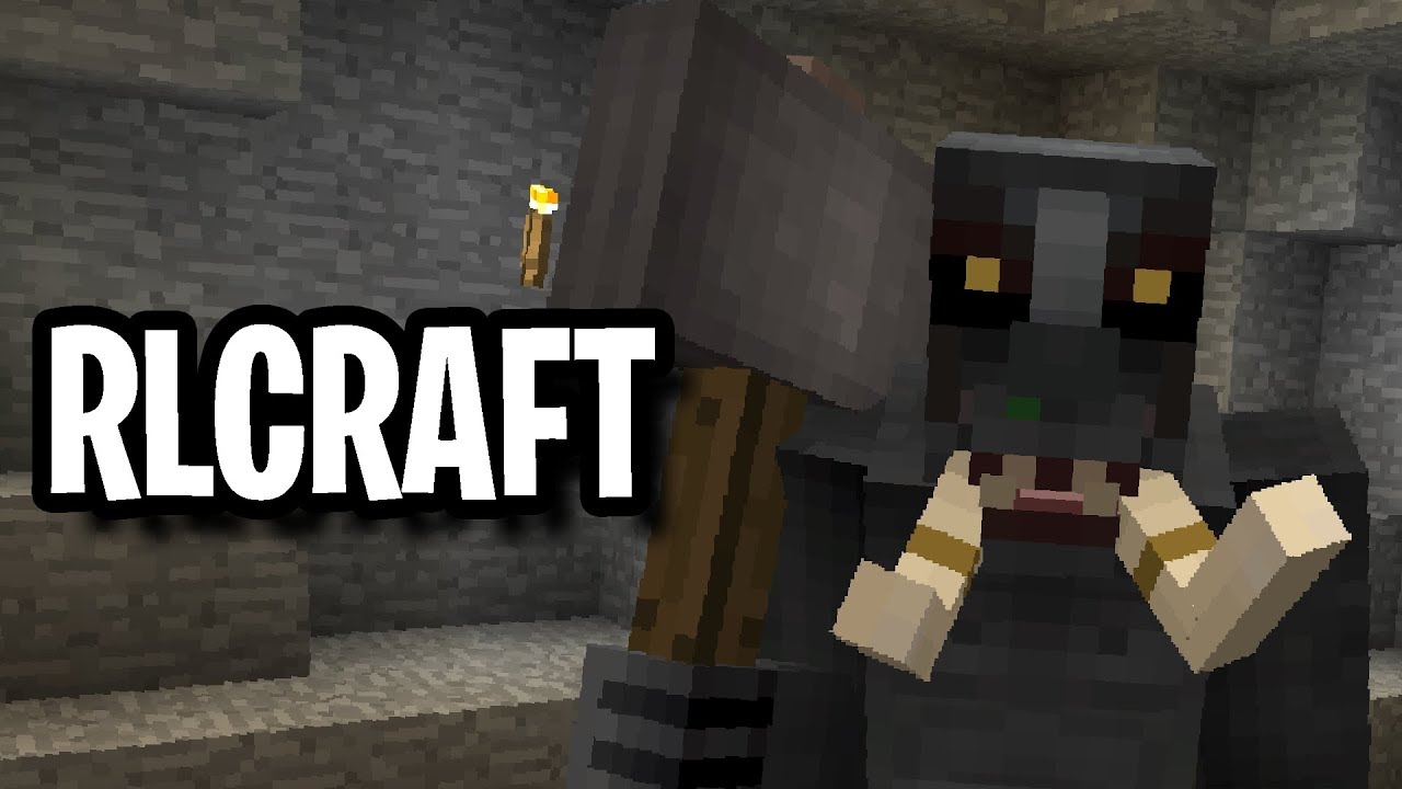 Caves in RLCraft are scary... - YouTube