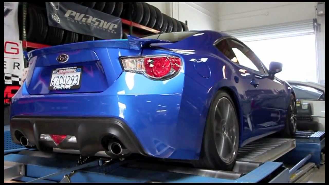2013 Subaru BRZ - stock dyno run - YouTube