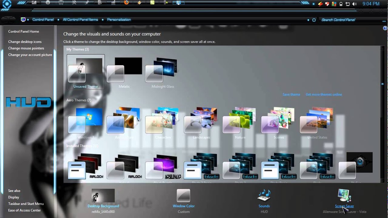 Alien Screensaver (Alienware) - YouTube