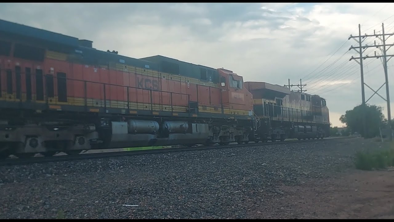 Super Insane KCS Stack train!!!!! @KS & CO Fire and Railfan - YouTube