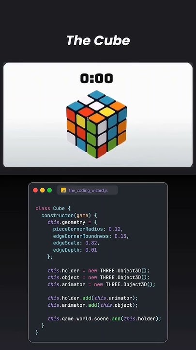 the cube ️🩷🧡💛💚💙🩵💜🤎🖤🩶🤍 #coding #css #html - YouTube