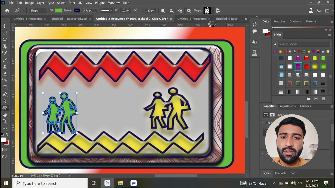 How to merge shapes with complex paths#234 - YouTube