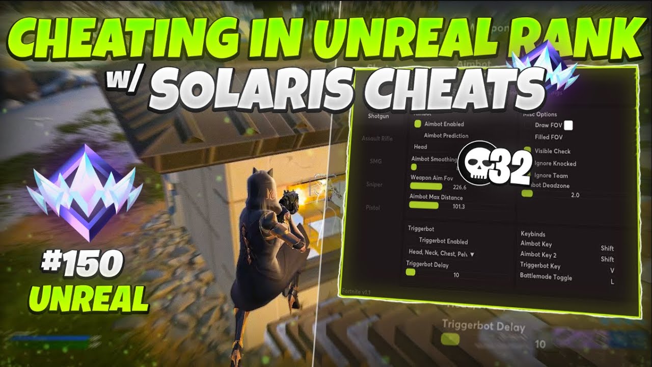 How A Hacker Playes In UNREAL Fortnite Ranked Lobbies With Cheats🎯 ...