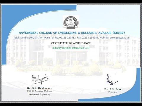 E Tendering Webinar at Government College of Engineering Avasari Pune ...