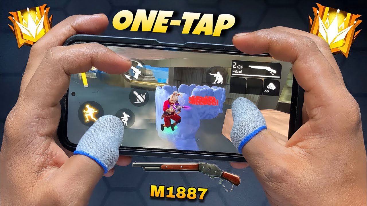 4 Finger Setting | 4 Finger Custom Hud Free Fire Hand-cam Gameplay ...
