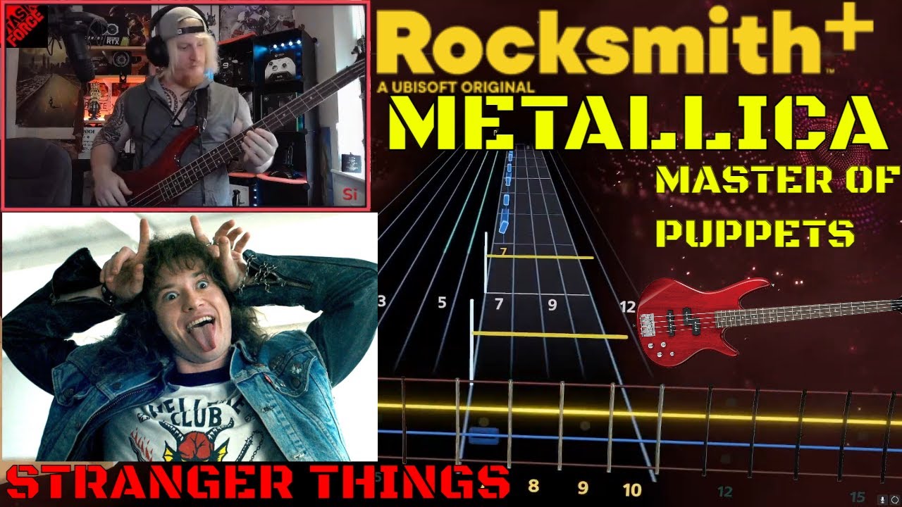 ROCKSMITH+ METALLICA - MASTER OF PUPPETS (STRANGER THINGS EDDIE MUNSON ...