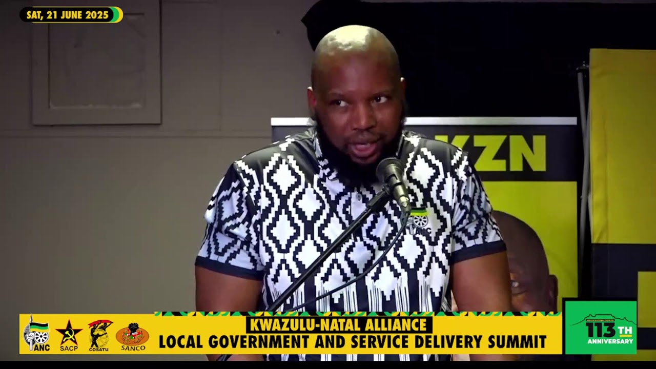 ANC KZN ALLIANCE LOCAL GOVERNMENT AND SERVICE DELIVERY SUMMIT - YouTube