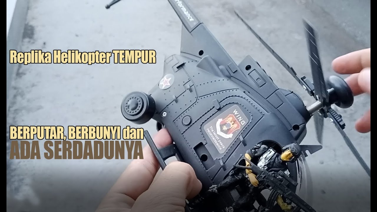 Paling Kren dan gagah | UNBOXING mainan helikopter tempur, HELICOPTER ...