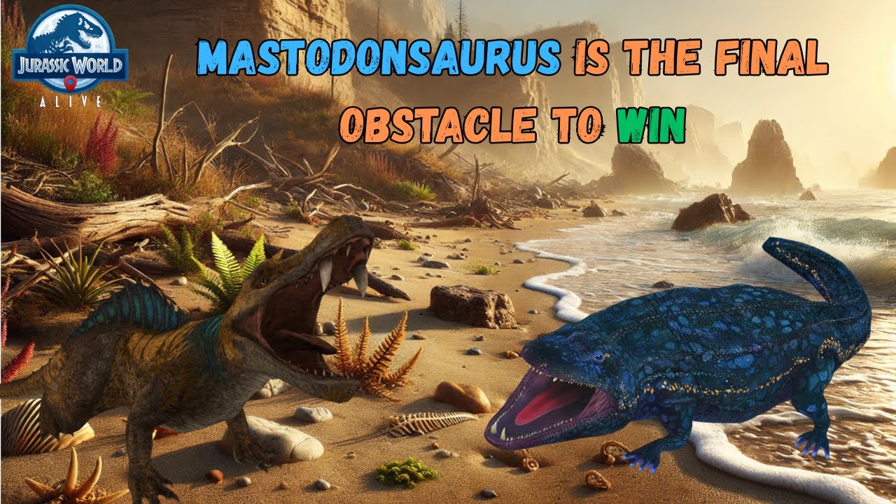 MASTODONSAURUS is the final OBSTACLE to Win 😎 | PVP Battles | Jurassic ...