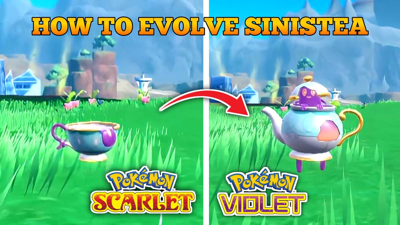 How To Evolve Sinistea Into Polteageist In Pokemon Scarlet And Violet ...