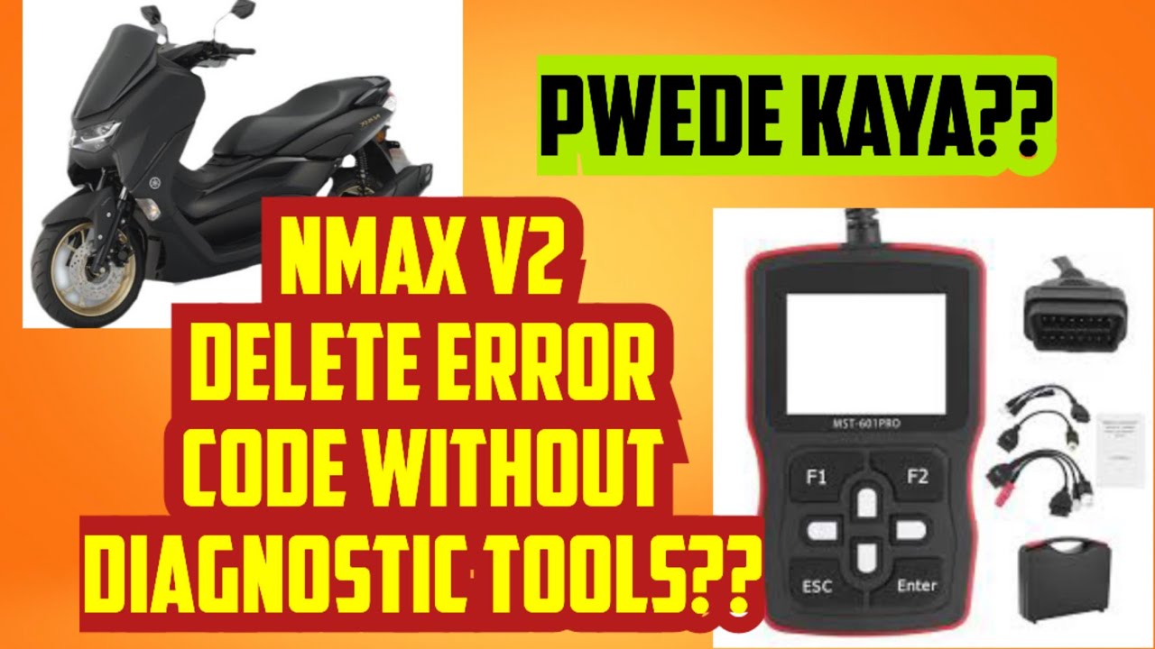 Nmax v2 delete error code using ELM OBD - YouTube