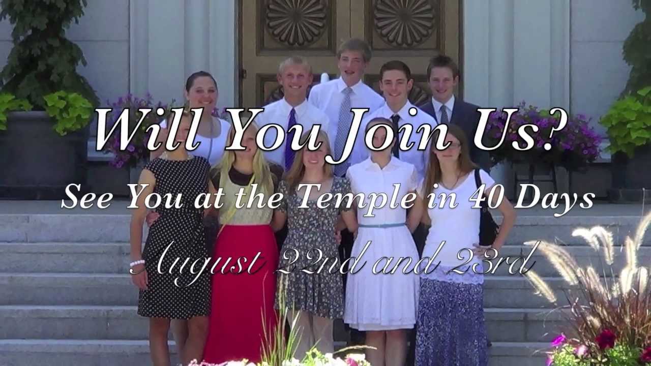 Layton Utah Valley View Stake 40 Day Challenge - YouTube
