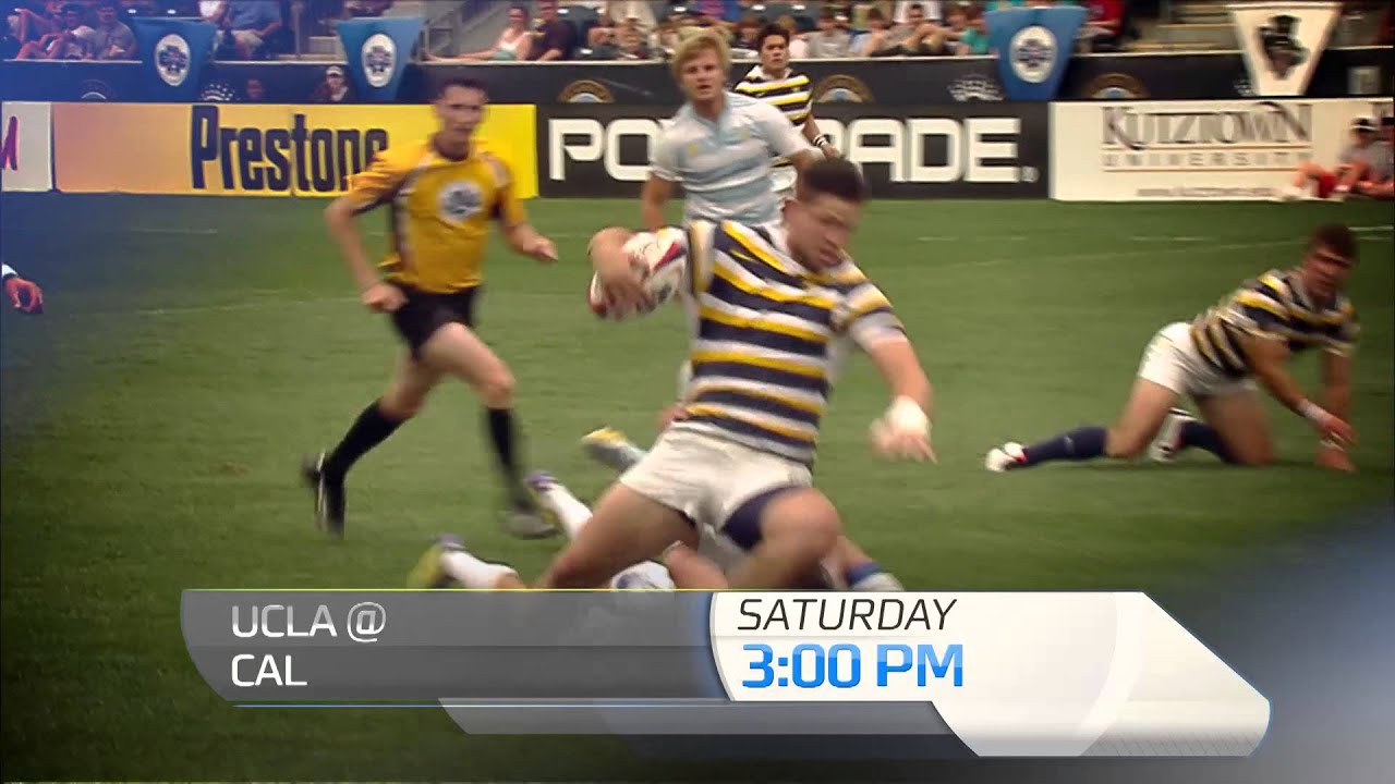 Pac-12 Networks Promo: Cal vs. UCLA Rugby Feb. 22 on Witter Rugby Field ...