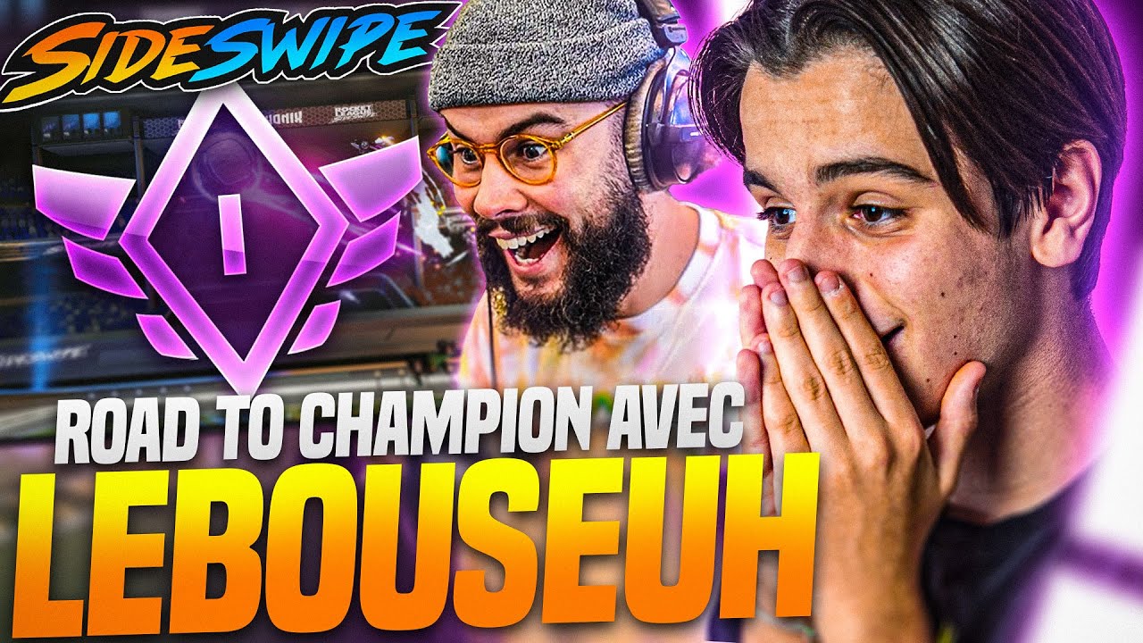 ROAD TO CHAMPION en 2V2 avec LEBOUSEUH sur ROCKET LEAGUE SIDESWIPE ...