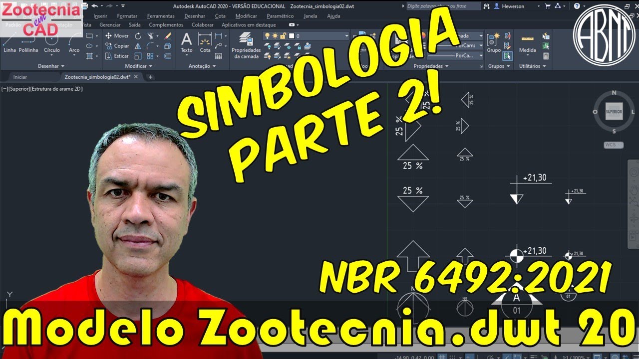 Simbologia de Projetos Arquitetônicos no AutoCAD - 2ª Parte (NBR 6492: ...
