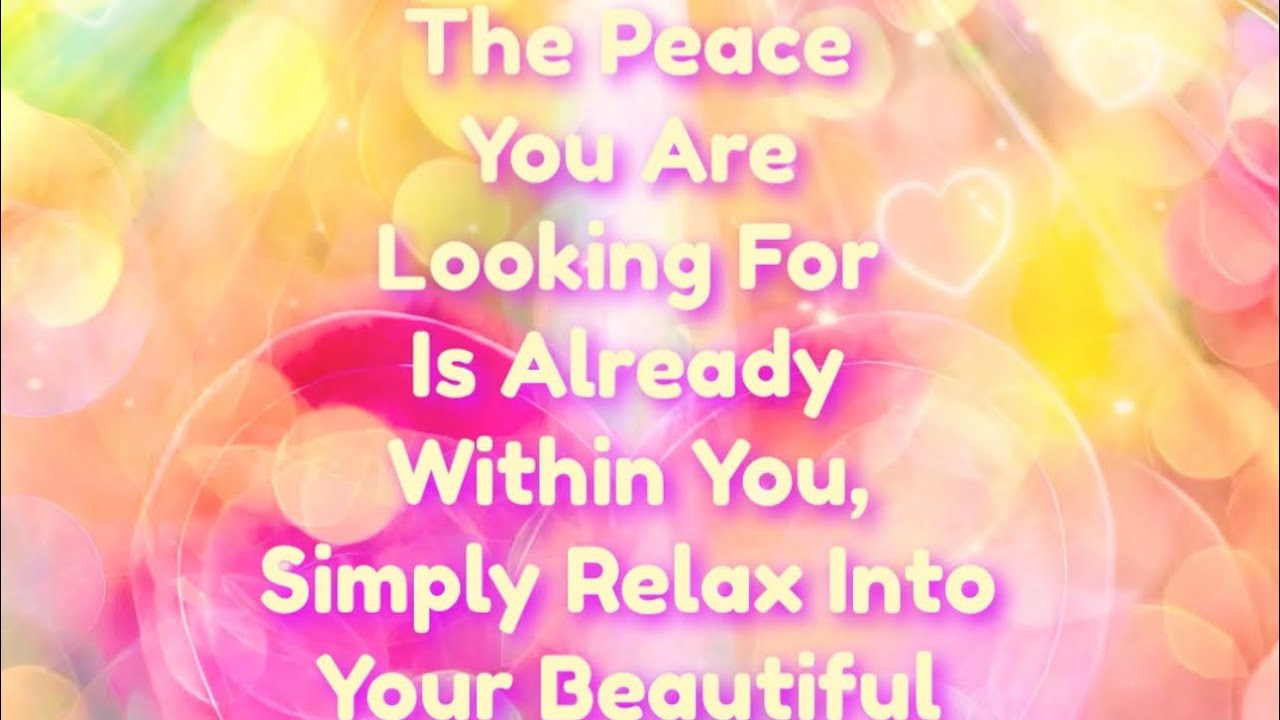 The Peace You’re Looking For #peace #relaxing #inspirational #soul # ...