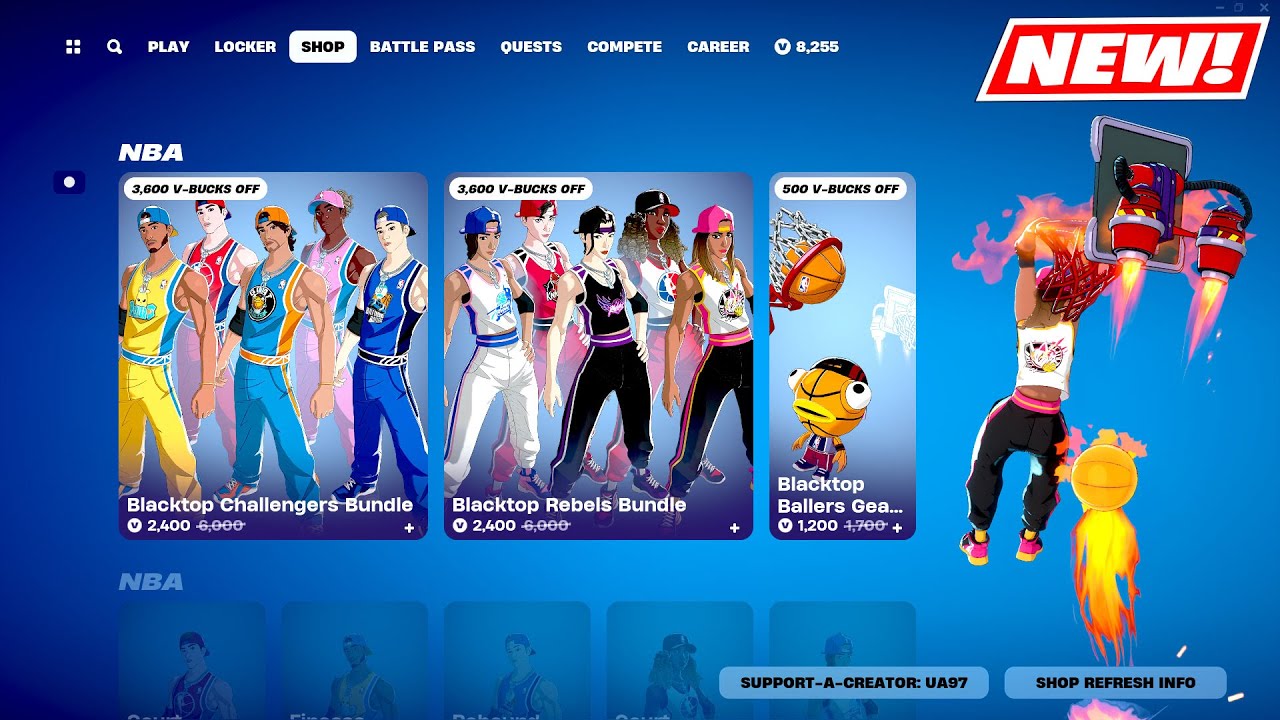 NEW Item Shop NBA Anime Skin Bundles & Emote Fortnite! - YouTube