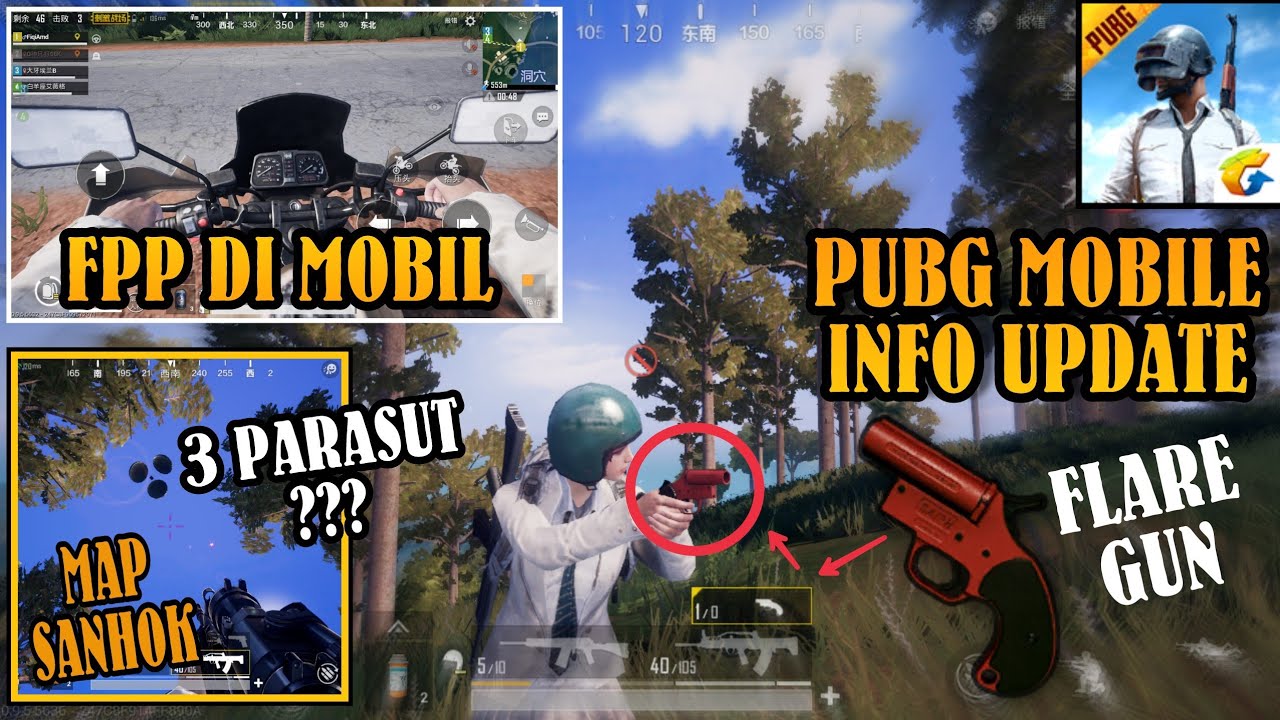 KEREN ABIS ! UPDATE SENJATA FLARE GUN DAN FPP DI MOBIL PUBG MOBILE ...