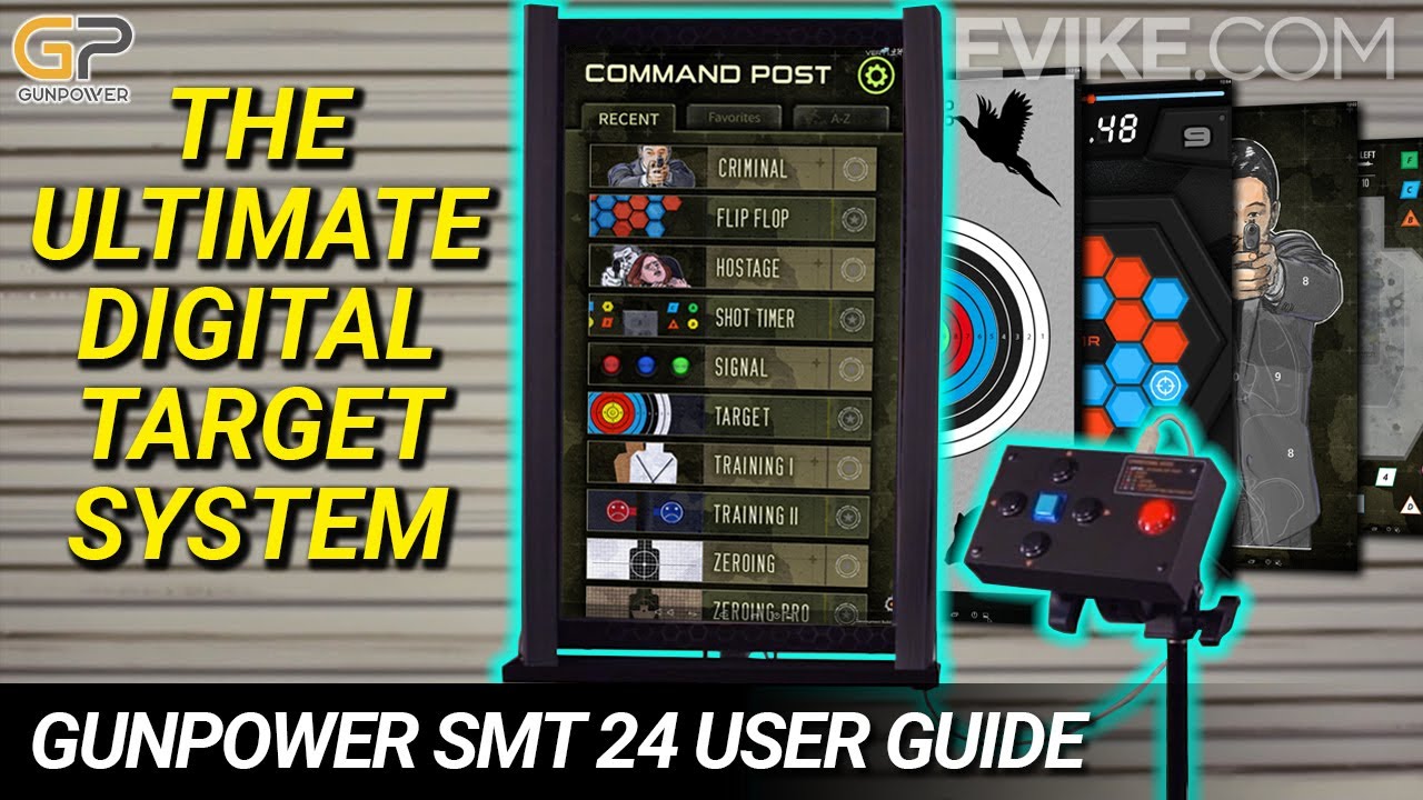 The Ultimate Digital Target System - GUNPOWER SMT 24 User Guide - YouTube