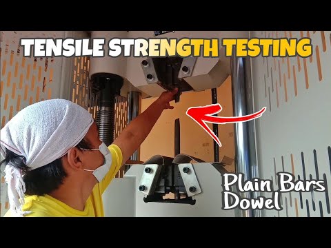 DOWEL TENSILE STRENGTH TESTING Rebars | 28mm Diameter Plain Bars ...