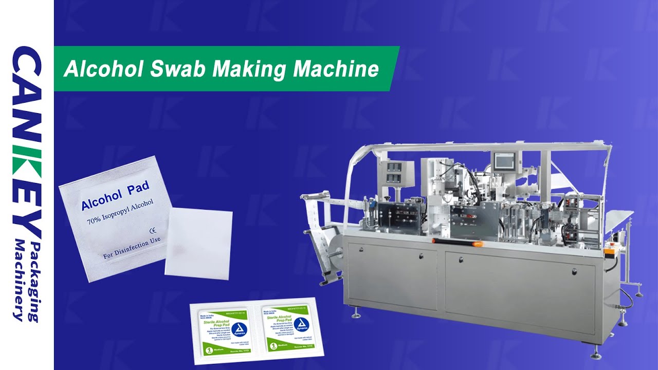 How to Make Alcohol Swabs? -- Alcohol Swab Wipes Machine - YouTube