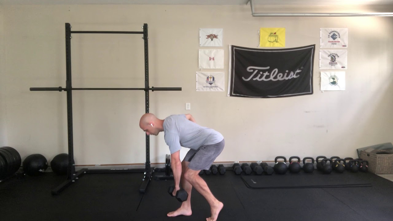Kickstand deadlift - YouTube