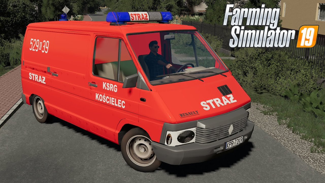 Renault Master I Fire Department - Farming Simulator 2019 [FS19 LS19 ...
